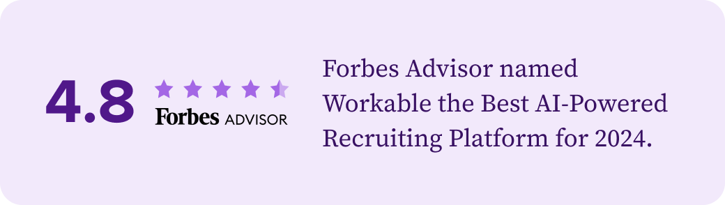 Get a demo of Workable's AI features!