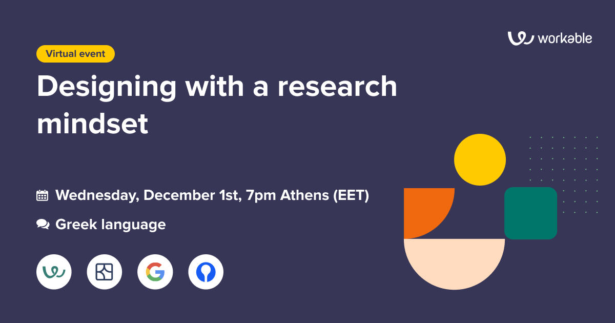 Designing with a research mindset